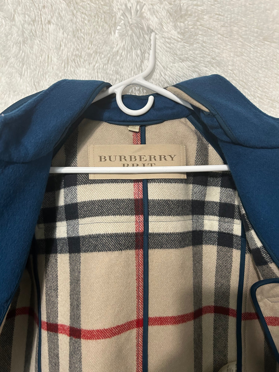 Burberry Navy Blue Jacket – Athrah Luxury Finds